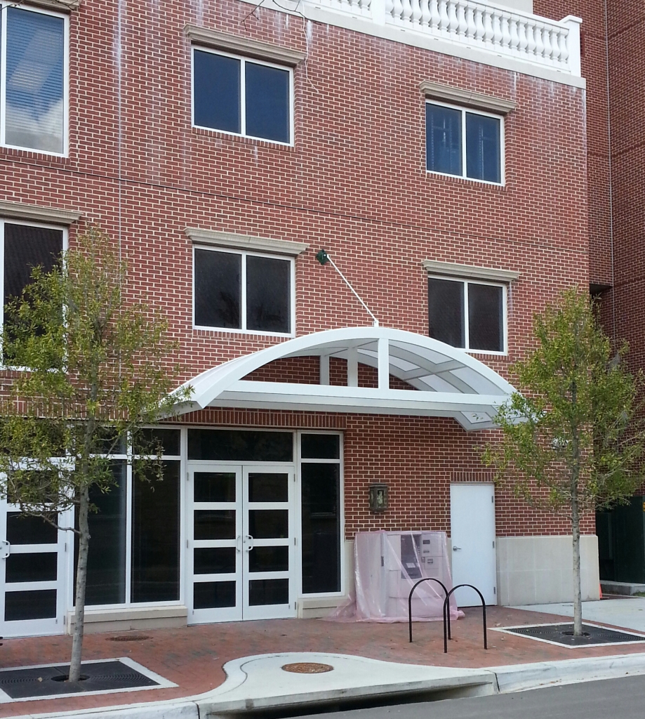 Community Bank & Trust Canopy - Precision Glass